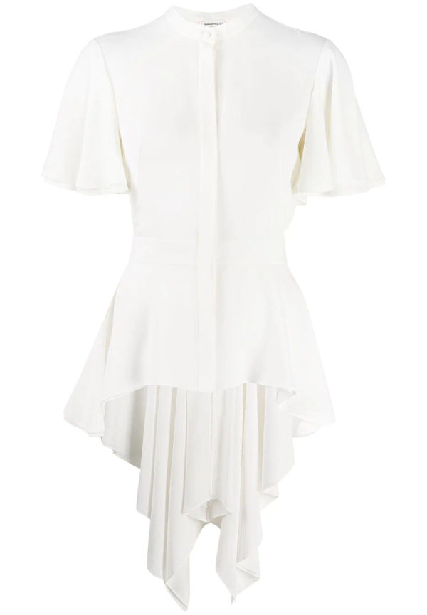 Vita blusar med volanger dam (2025) • Köp online. Upp till -70% | Alissa