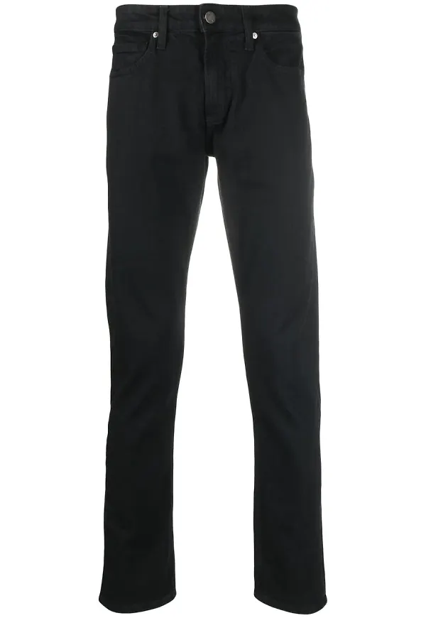 Svarta slim fit denimjeans herr (2026) • Nu upp till 50% rea | Alissa