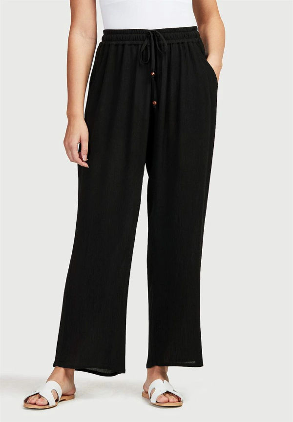 Byxor med resår i midjan dam (2025) • Köp online. Upp till -70% | Alissa