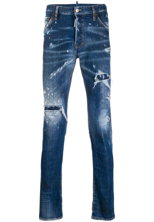 Blåa Dsquared2 denimjeans herr (2025) • Just nu: Upp till 60% rabatt ...