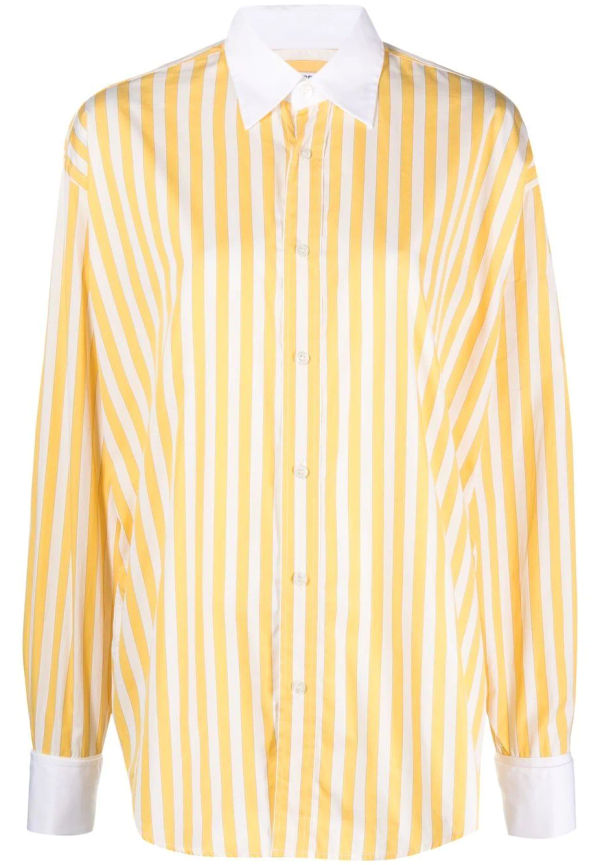 Randiga bomullsskjortor med knappar dam (2025) • Få upp till 70% rabatt ...