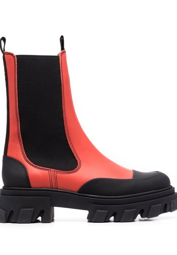 Läderstövlar med gummisula dam (2025) • Rea med upp till 60% | Alissa