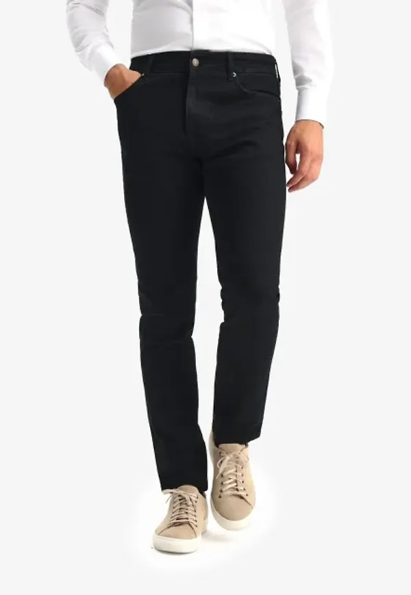 Svarta stretchiga jeans herr (2026) • Just nu: Upp till 71% rabatt | Alissa