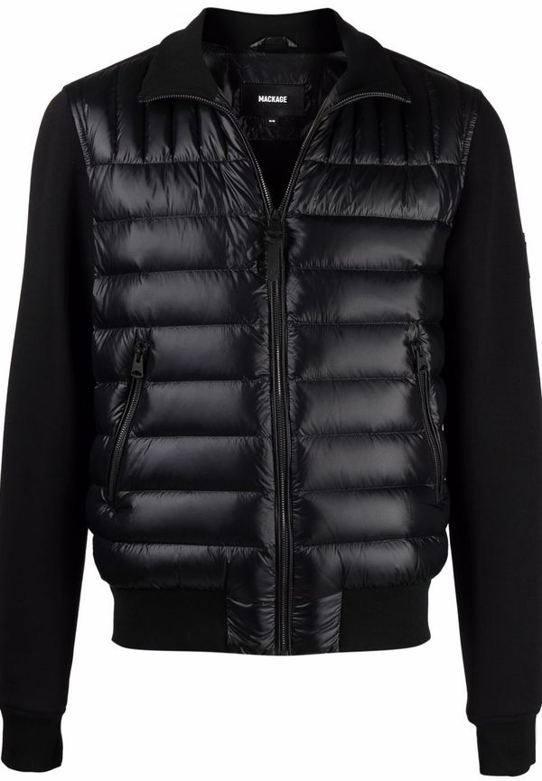 Svarta bomberjackor med långa ärmar med foder med dragkedja herr (2025 ...