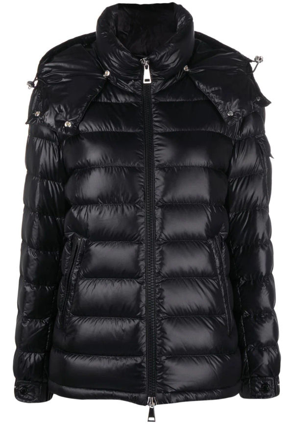 Svarta Moncler jackor med långa ärmar med sidofickor dam (2025) • Nu ...