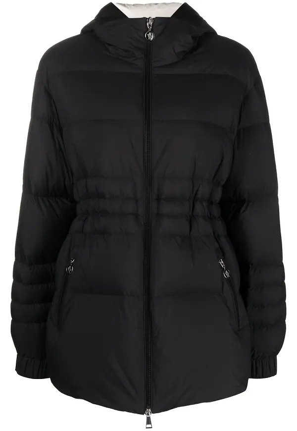 Svarta Moncler jackor med långa ärmar med sidofickor dam (2026) • Nu ...