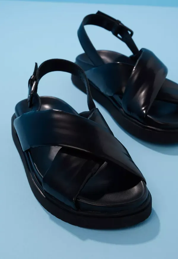 Svarta sandaler med sula dam (2025) • Rea med upp till 70% | Alissa