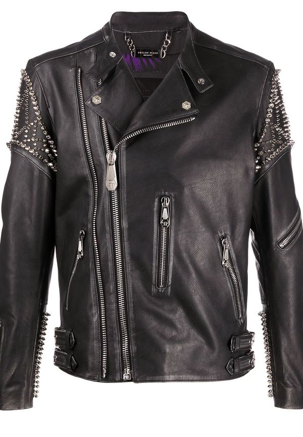 Svarta Philipp Plein jackor med långa ärmar herr (2025) • Nu upp till ...