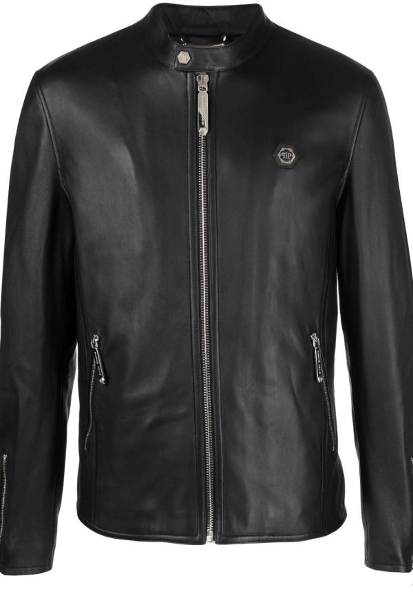 Svarta Philipp Plein jackor med dragkedja herr (2025) • Rea med upp ...