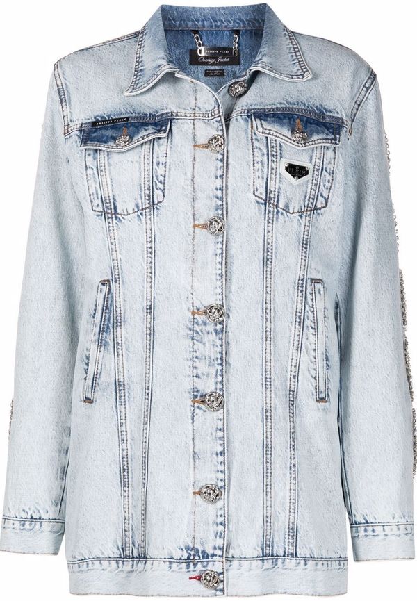 Philipp Plein jackor med ärmar med krage dam (2025) • Nu upp till 69% ...