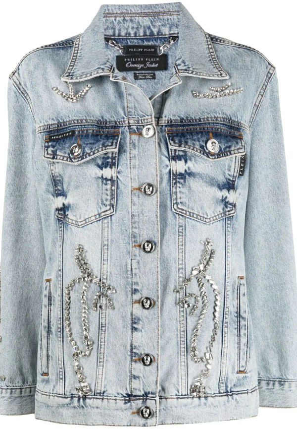 Jeansjackor med långa ärmar med sidofickor dam (2025) • Just nu: Upp ...