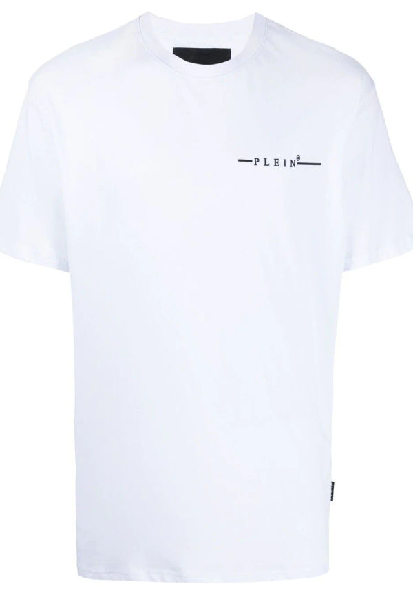 Vita Philipp Plein bomullslinnen herr (2025) • Nu upp till 50% rea | Alissa