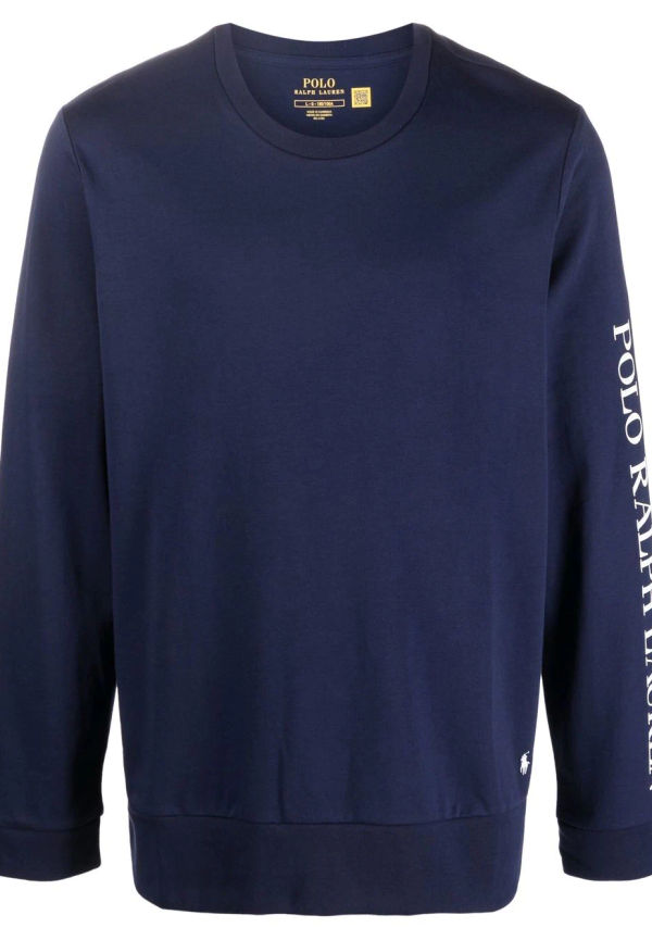 Blåa Polo Ralph Lauren tröjor med motiv herr (2024) • Få upp till 53% ...