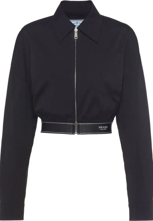Svarta Prada jackor med ärmar dam (2025) • Nu upp till 0% rea | Alissa