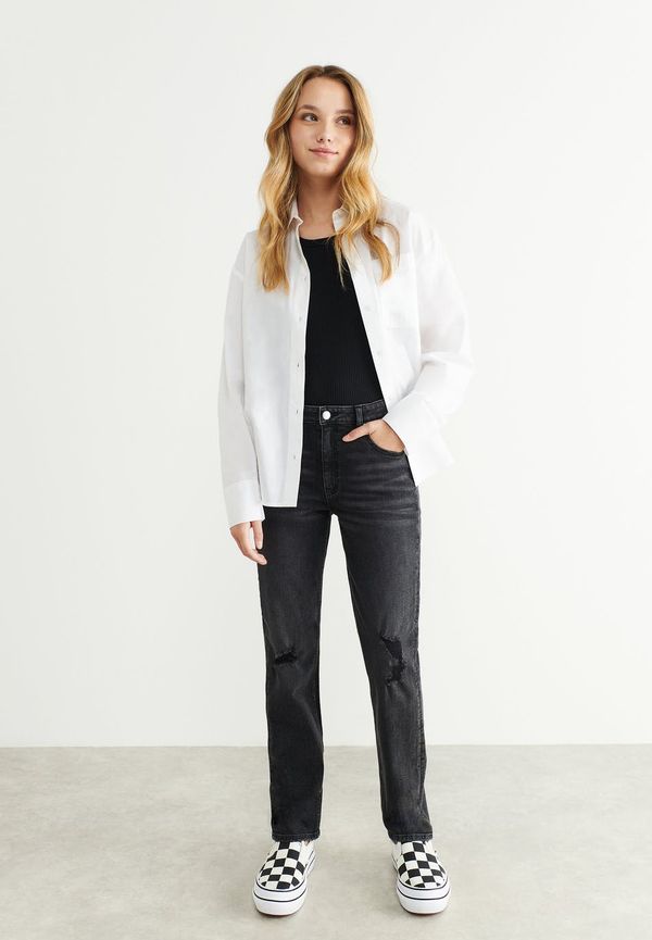 Jeans med resår i midjan dam (2025) • Köp online. Upp till -70% | Alissa