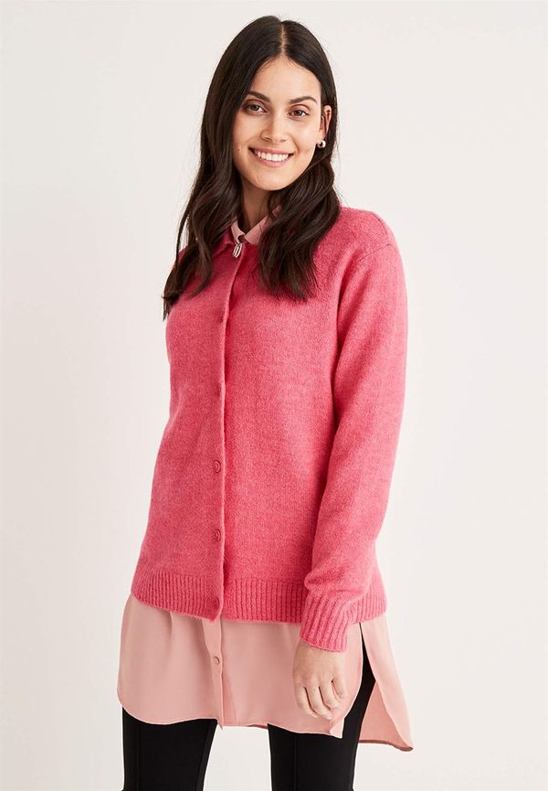 Stickade rosa cardigans dam (2025) • Nu upp till 70% rabatt | Alissa