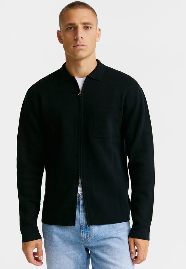 Stickade svarta cardigans herr (2025) • Få upp till 30% rabatt | Alissa